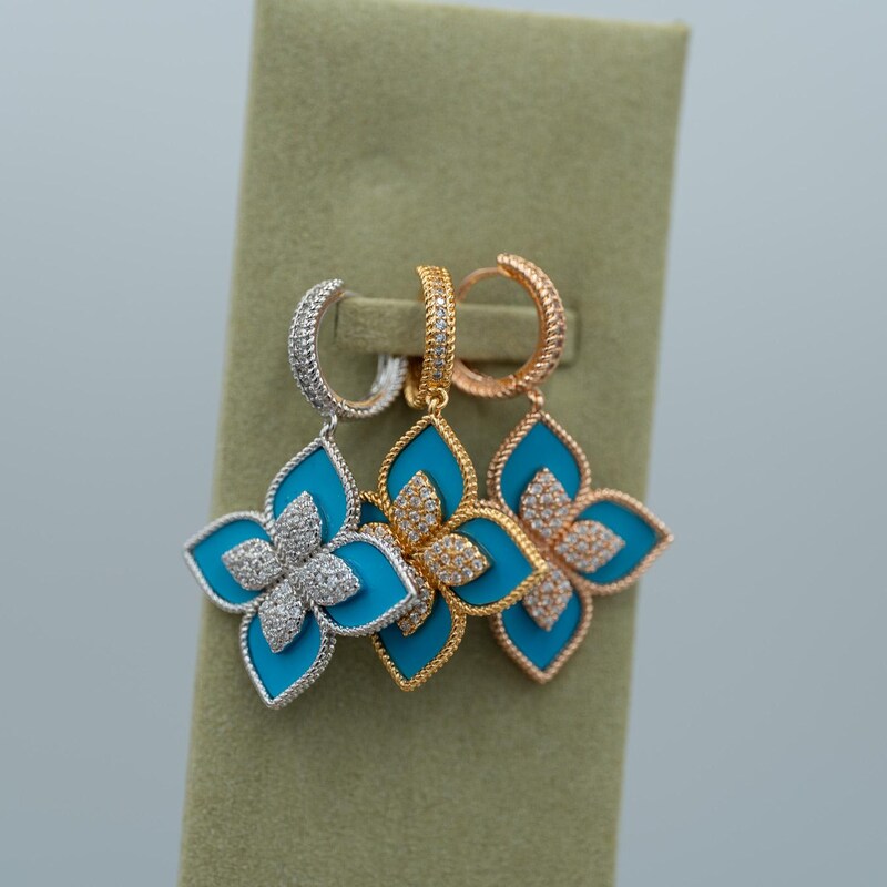 Turquoise Clover - Etsy