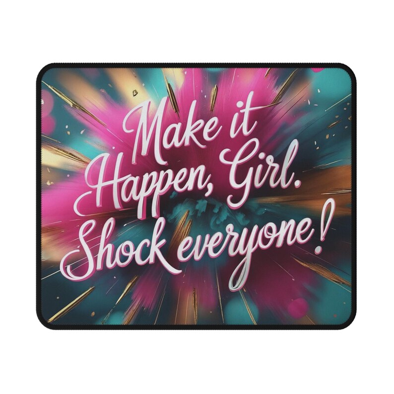 Empowered Non-slip Gaming Mouse Pad - Motivational Desk Accessory for ...