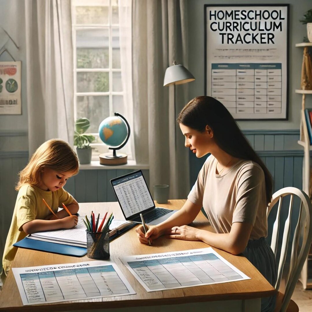 Homeschool Daily Planner: 180-day Curriculum Organizer (PDF Printable ...
