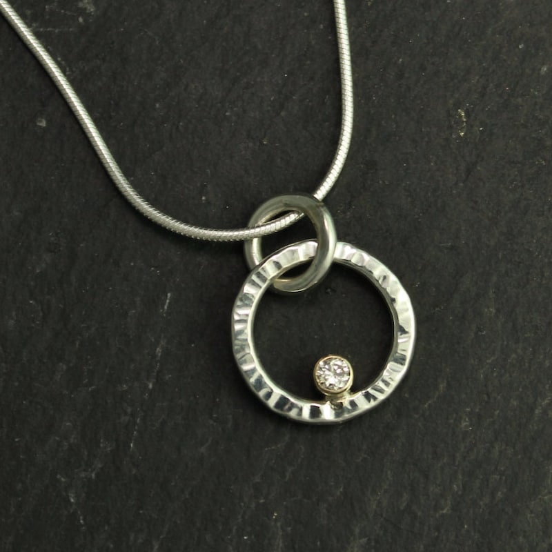 Circle Pendant - Etsy