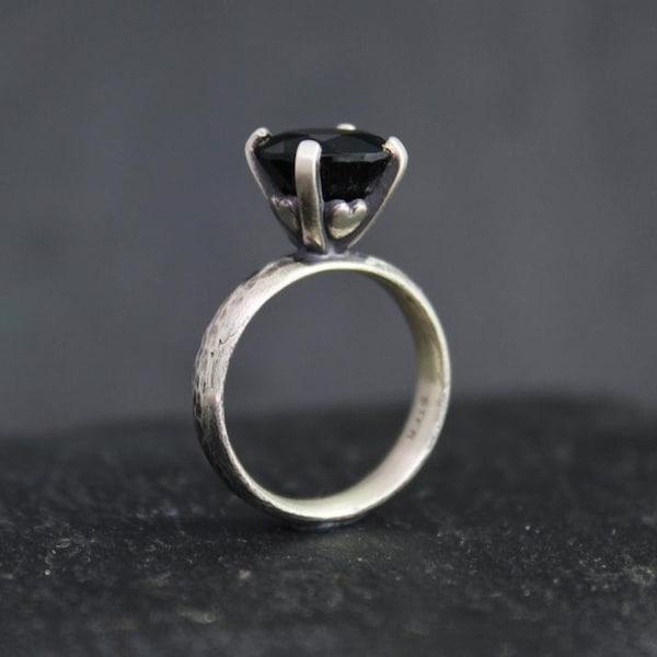 Black Onyx Ring - Etsy