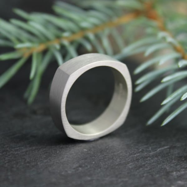 Square Band Ring - Etsy