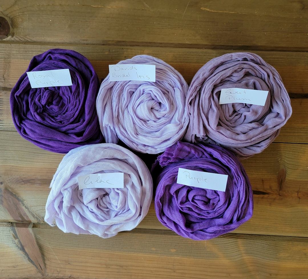 Ships Fast Lilac Wedding Table Runner, Purple Cheesecloth Table Decor ...