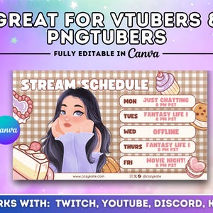 Twitch Brand Bundle | Twitch Banner Twitch Panels Stream Schedule ...
