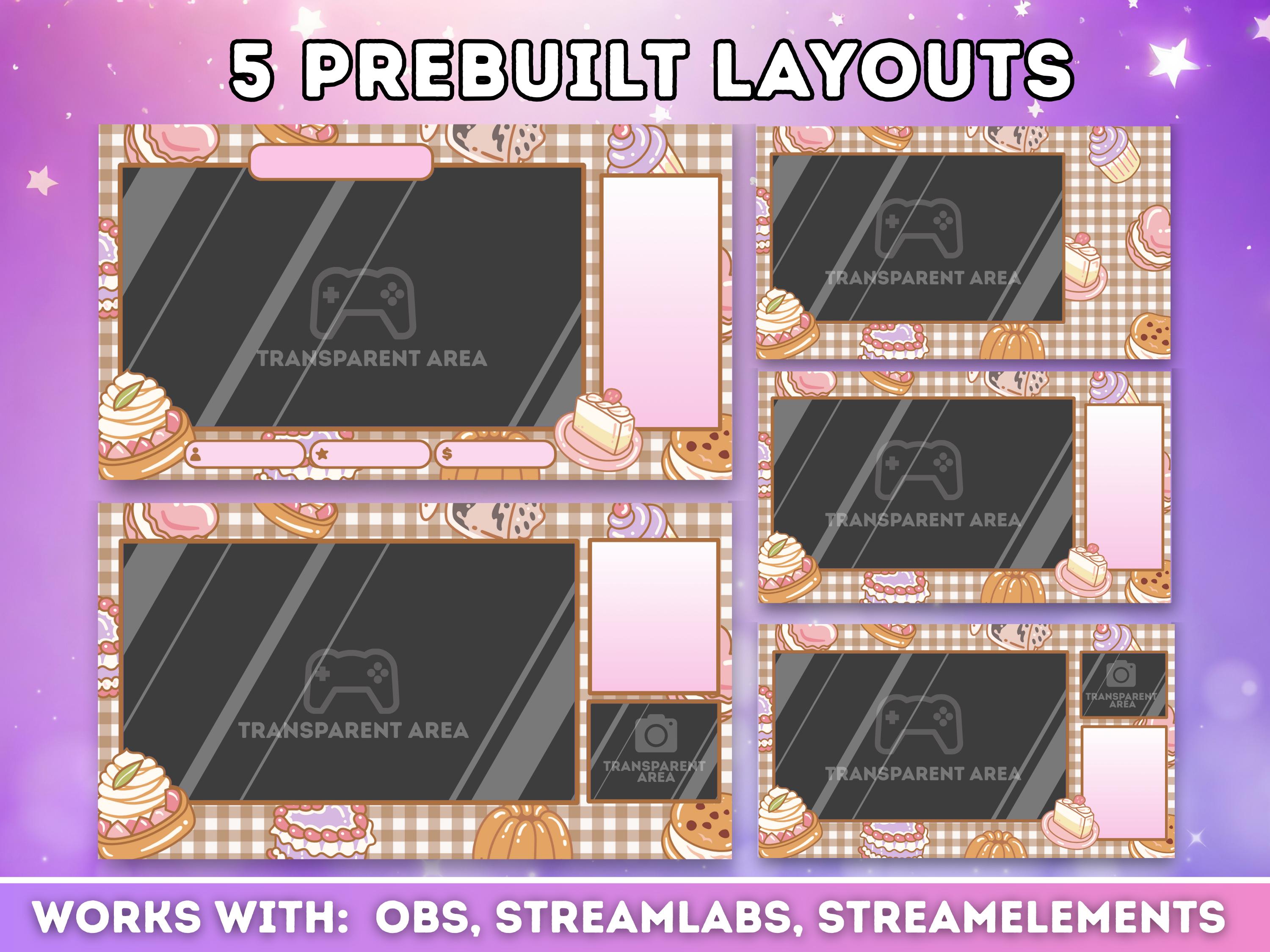 Stream Layout Bundle | Twitch Overlay Streaming Overlay Package Twitch ...