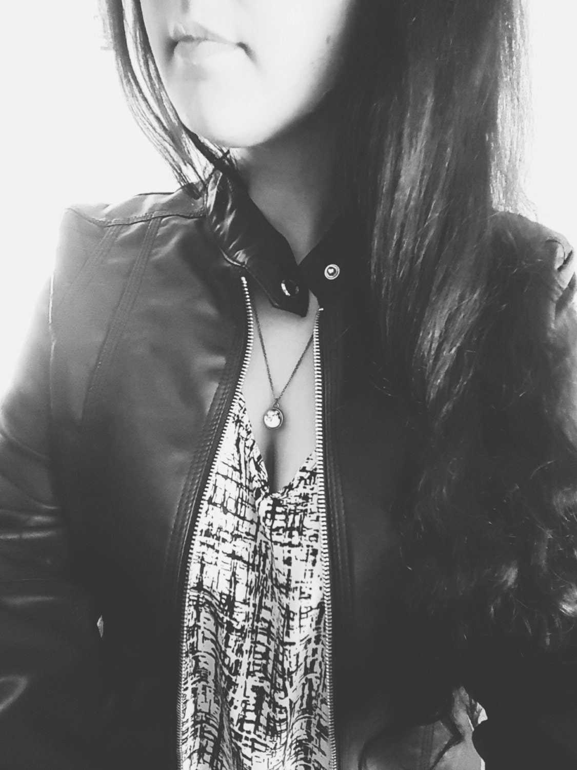 Small Full Moon Necklace/ Planet Necklace | Etsy