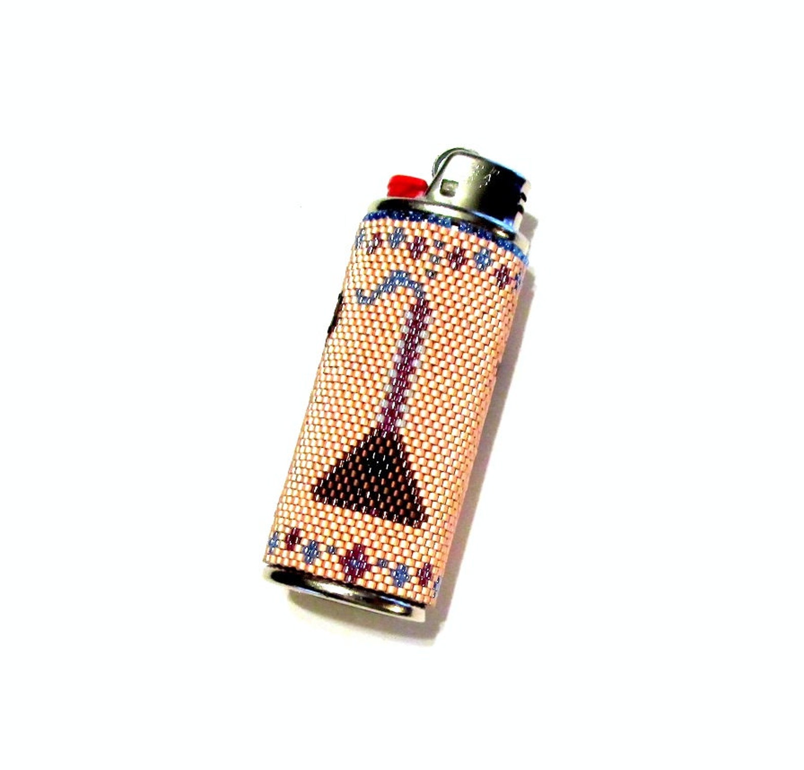 Dragon Harp Beaded Lighter Cover Handmade - Etsy