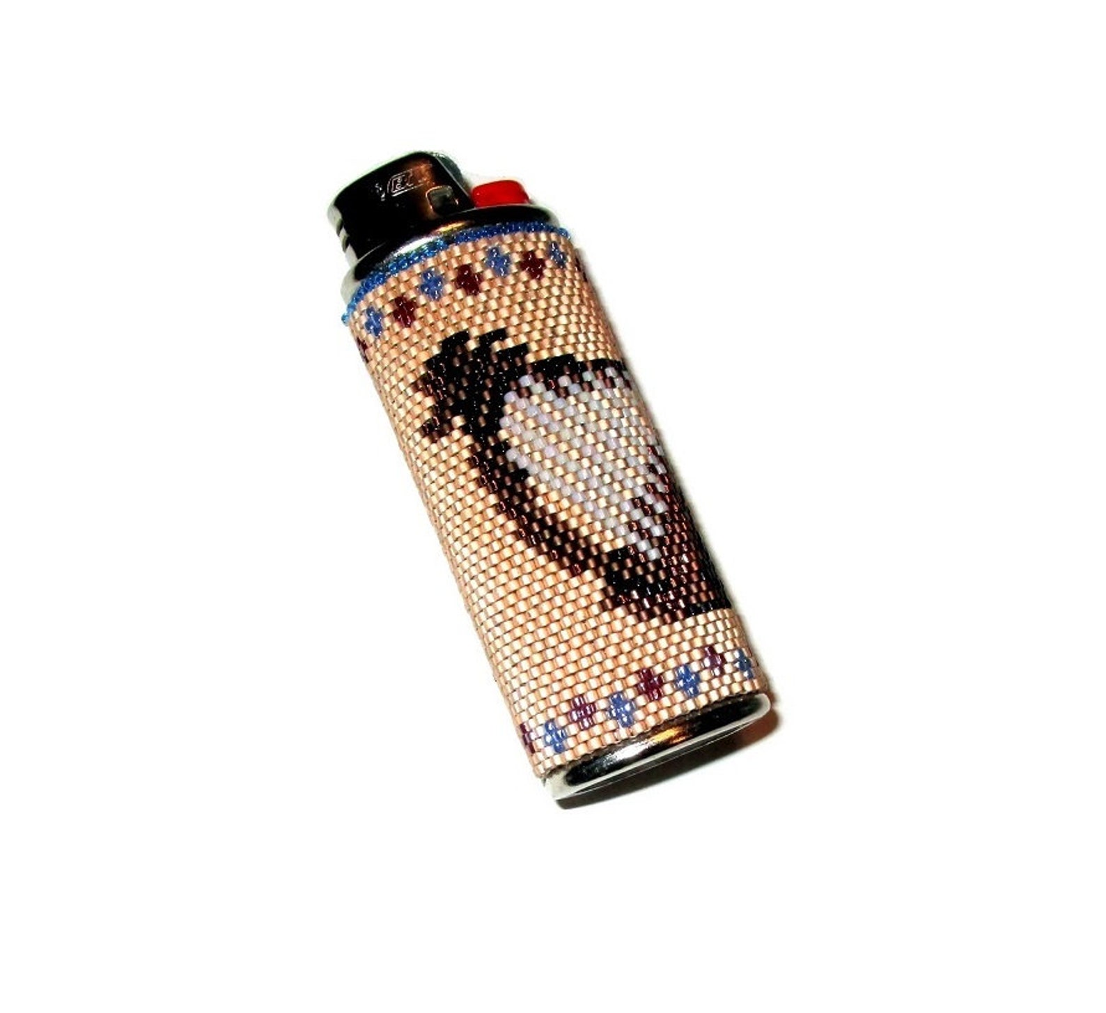 Dragon Harp Beaded Lighter Cover Handmade | Etsy