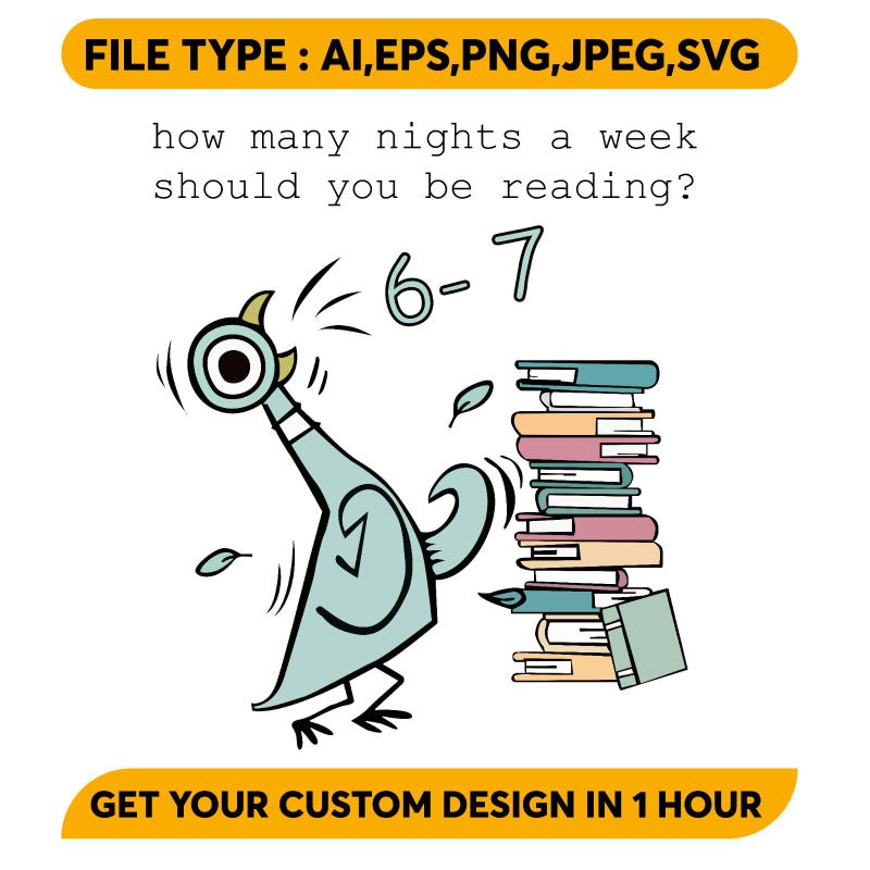 Reading or Books Wall Art - Etsy