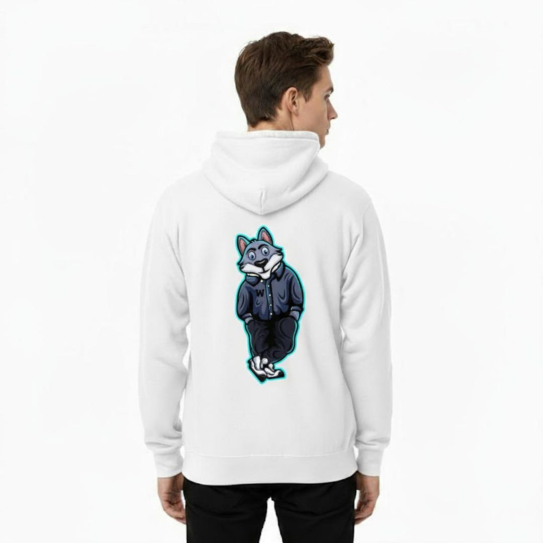 Cool Wolf SVG | Hip Hop Wolf Character PNG | Urban Animal Mascot Vector ...