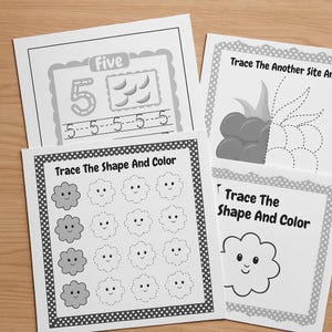 Pencil Control Activity Pages for Kids • Tracing Lines & Shapes ...