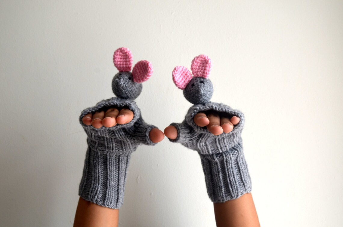 Etsy's Pcik Mice Gloves, Unique Gifts ,rat Fingerless Glove, Hand ...