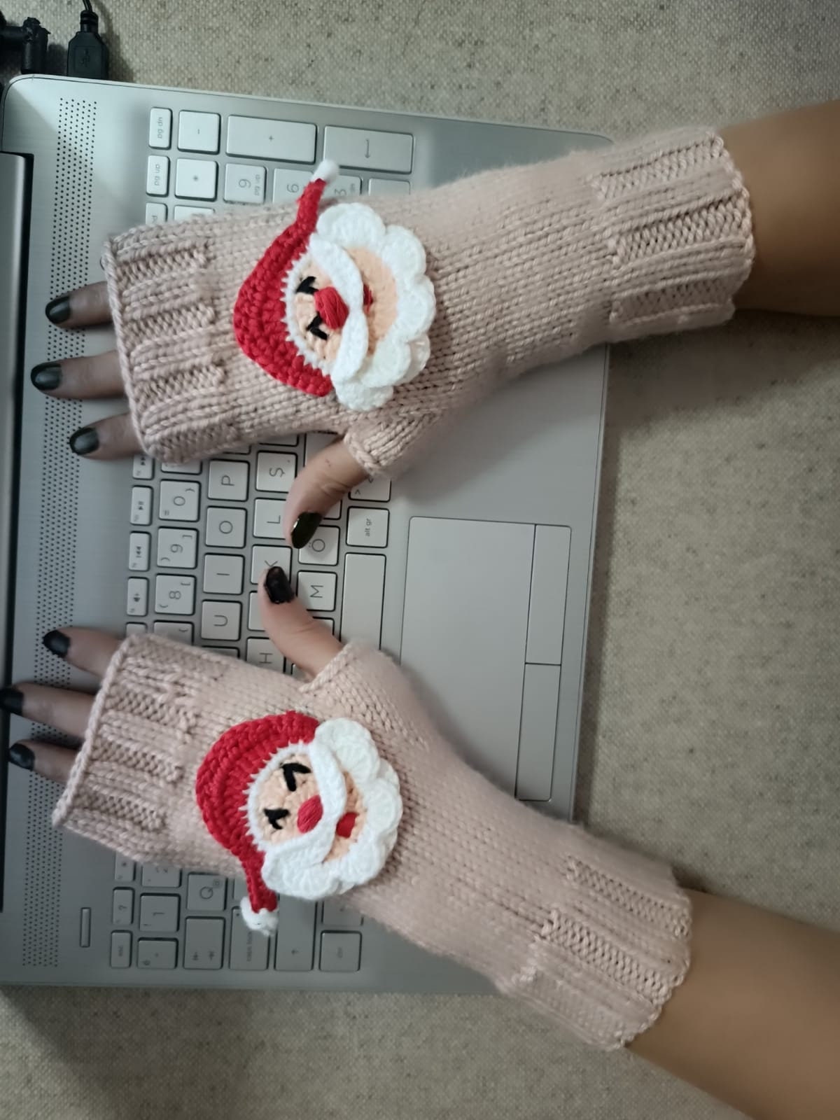 Santa Claus Glove, Xmas Heater, Touch Screen, Unique Gift, Arm Mitten ...