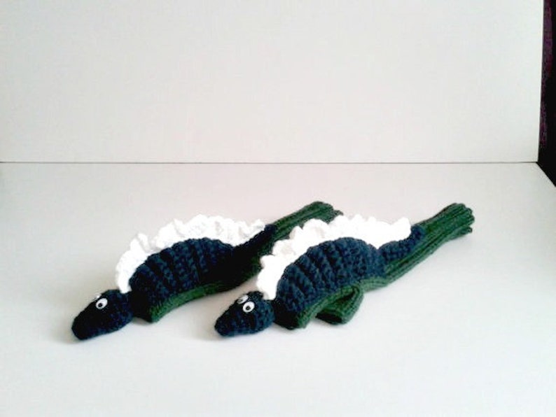 Crochet Godzilla Gloves, Long Fingerless Gloves, Animal Child Costume ...