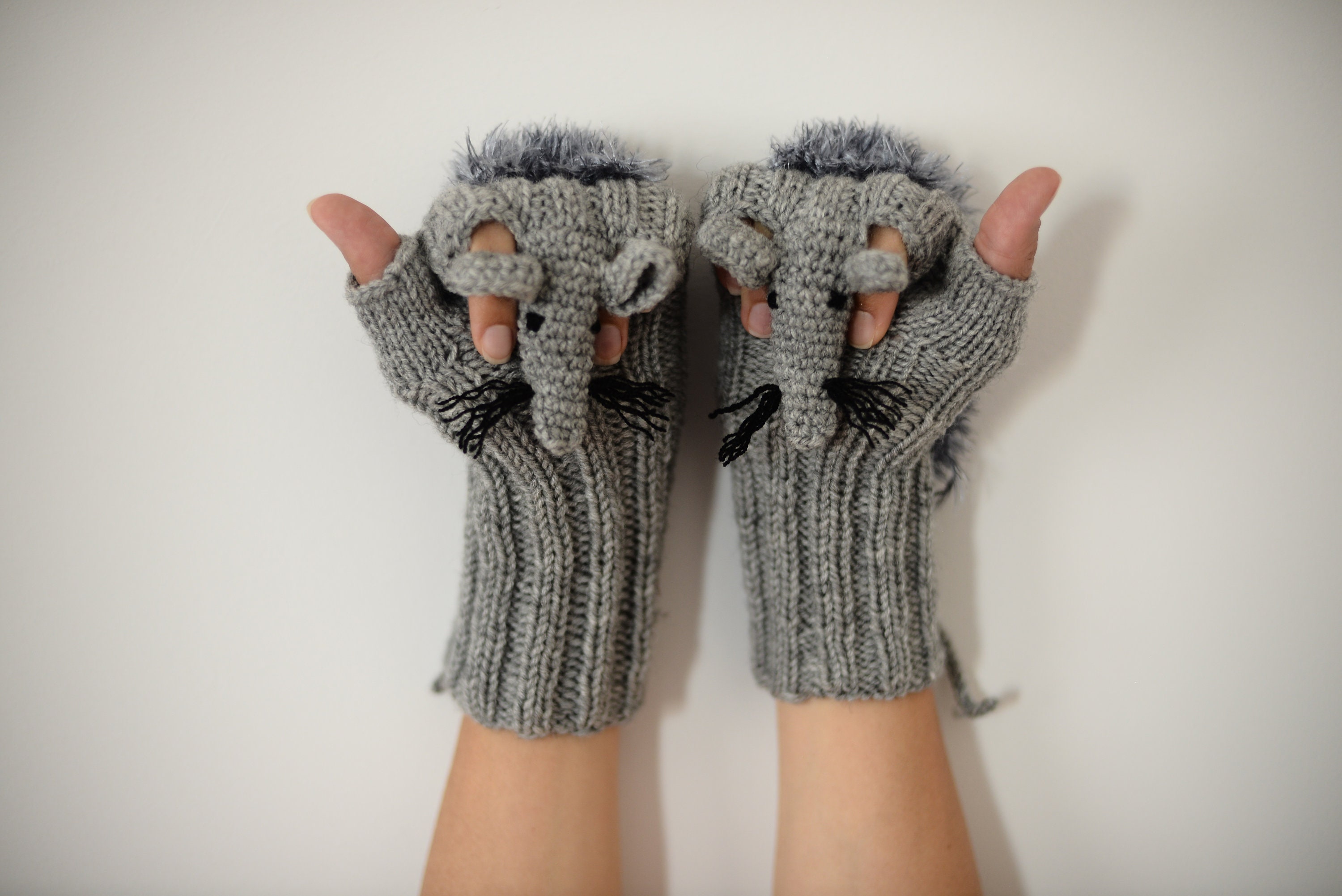 Unique Gifts Rat Glove Mice Arm Warmer,etsy's Pick Knitted Gloves ...