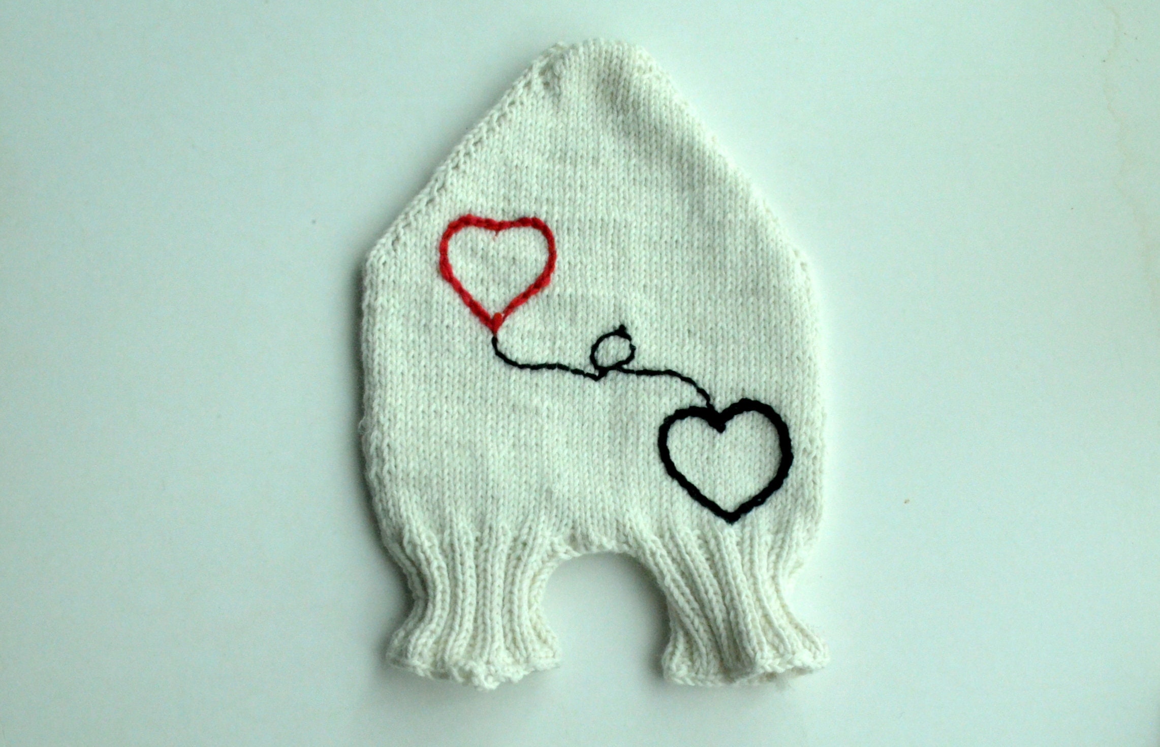 Share the Love Glove Knitted Couples Mittens Red Heart - Etsy