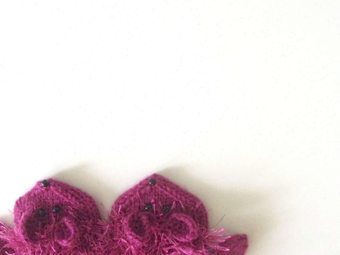 Knit Hedgehog Mittens, Children Hand Made Mittens, Hand Puppet Glove ...