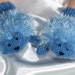 Hedgehog Blue Knit Mittens, Arm Warmers, Knitted Animal Glove, Winter ...