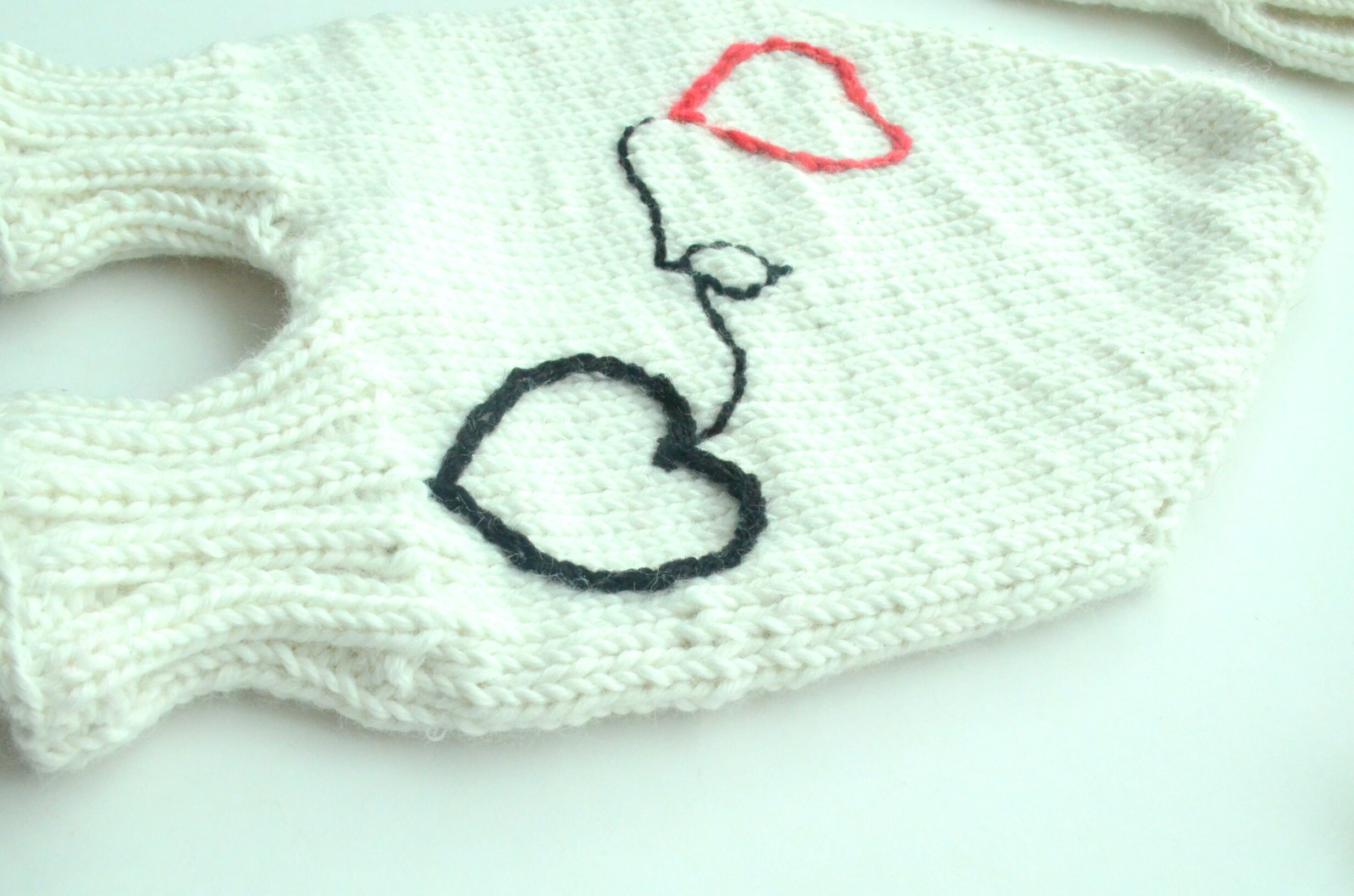 Share the Love Glove Knitted Couples Mittens Red Heart - Etsy