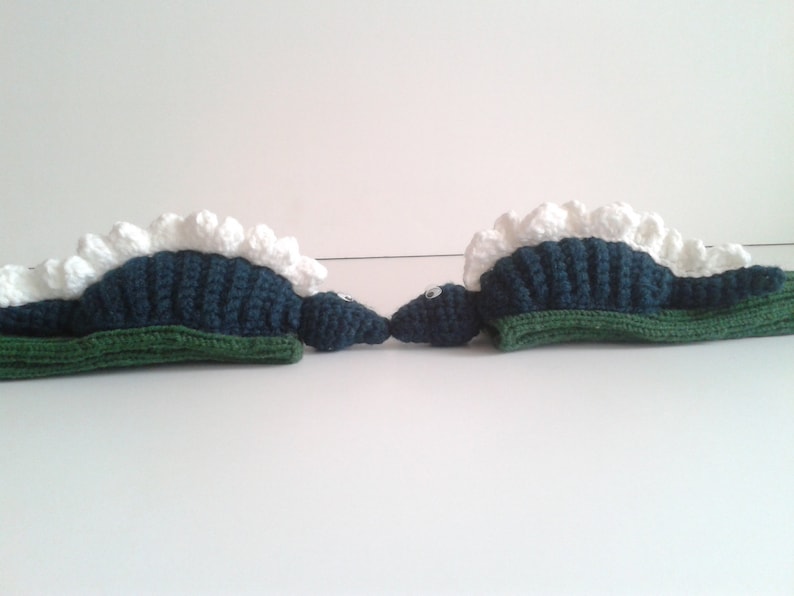 Crochet Godzilla Gloves, Long Fingerless Gloves, Animal Child Costume ...