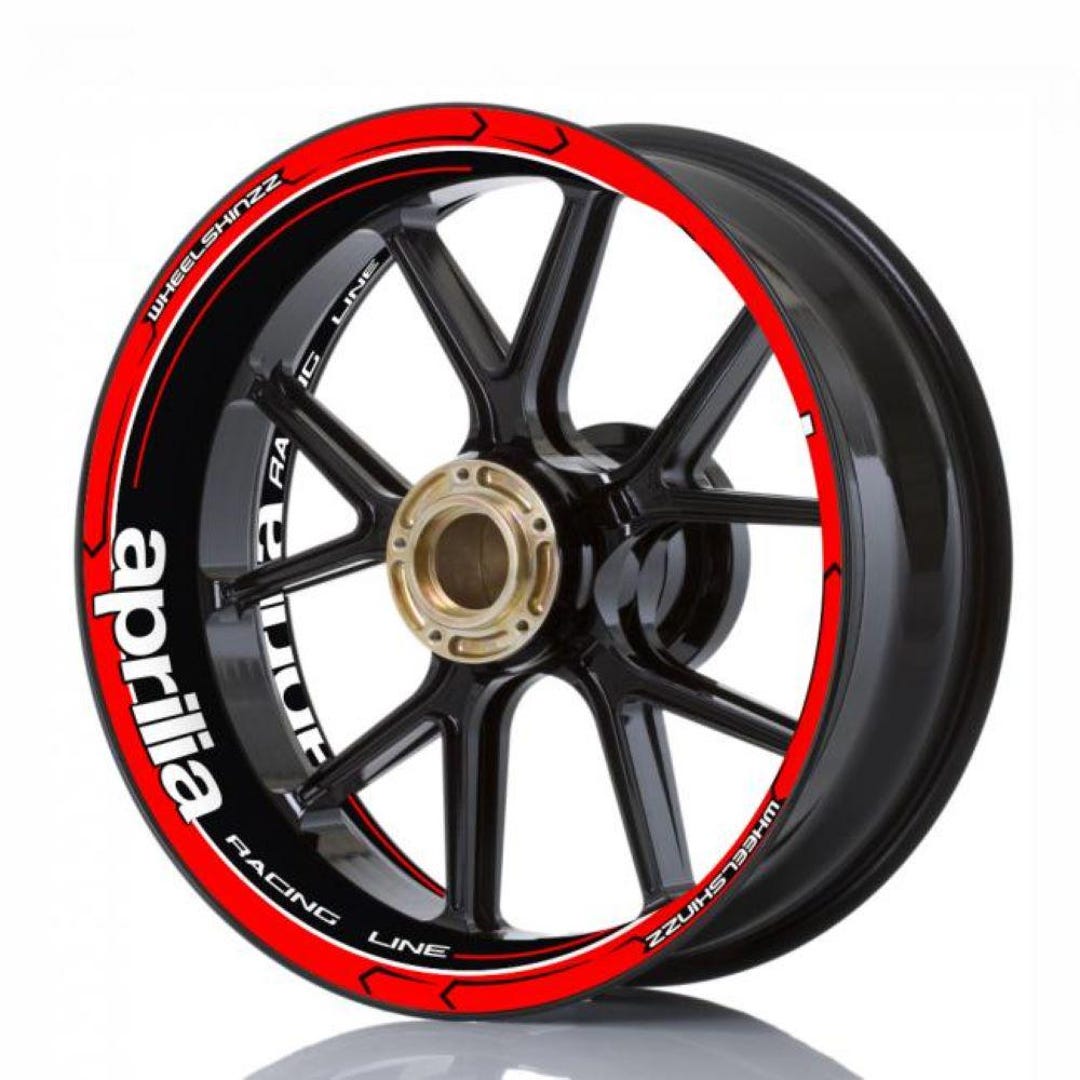 Aprilia Motorcycle Wheel Rim Decal: Racing Style, Weather-resistant - Etsy