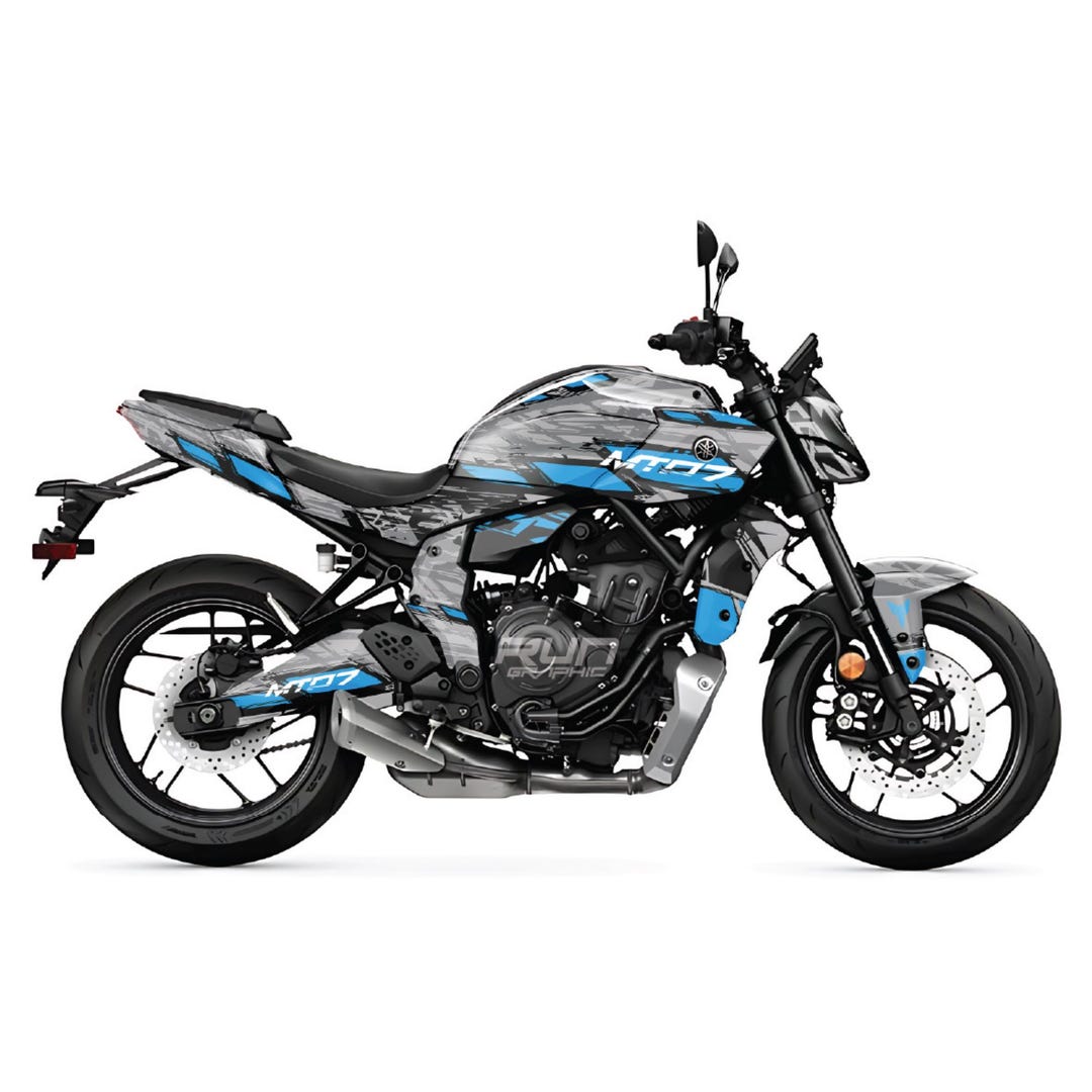 MT 07 YAMAHA Motorcycle Decal Kit 2025 - Quality Motorcycle Body Decal ...