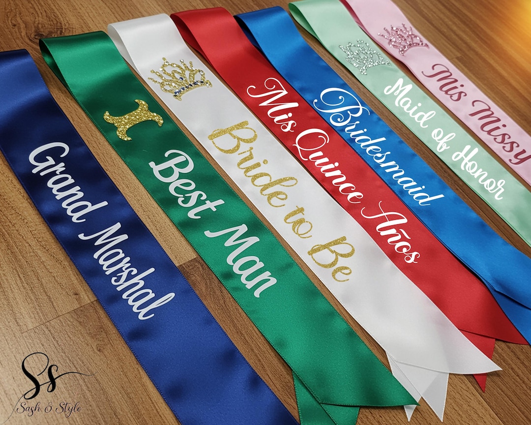 Personalized Titles for Weddings, Pageants, Parties & Events Custom ...