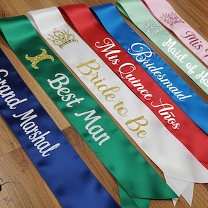 Personalized Titles for Weddings, Pageants, Parties & Events Custom ...