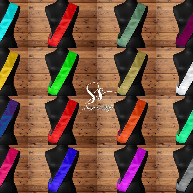 Sash Template - Etsy