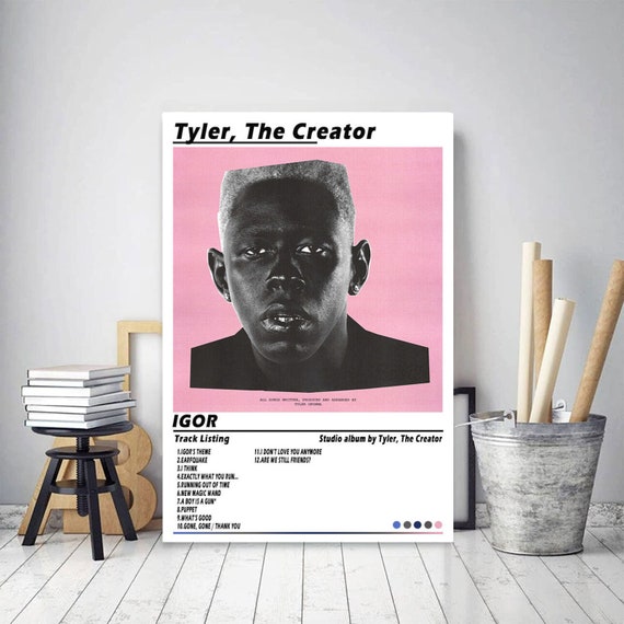 Vintage Tyler the Creator IGOR Tracklist Album Cover Poster - Etsy