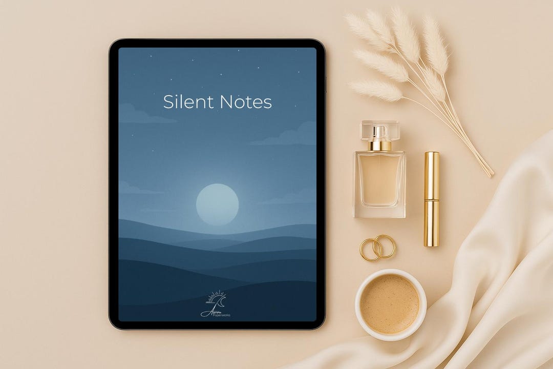 Silent Notes – Digital Notebook | Minimalist Journal | 150 Pages ...