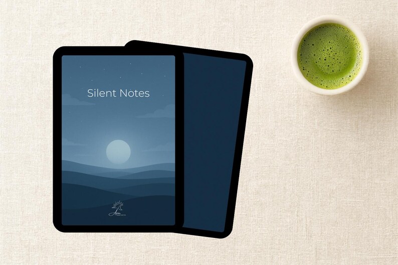 Silent Notes – Digital Notebook | Minimalist Journal | 150 Pages ...
