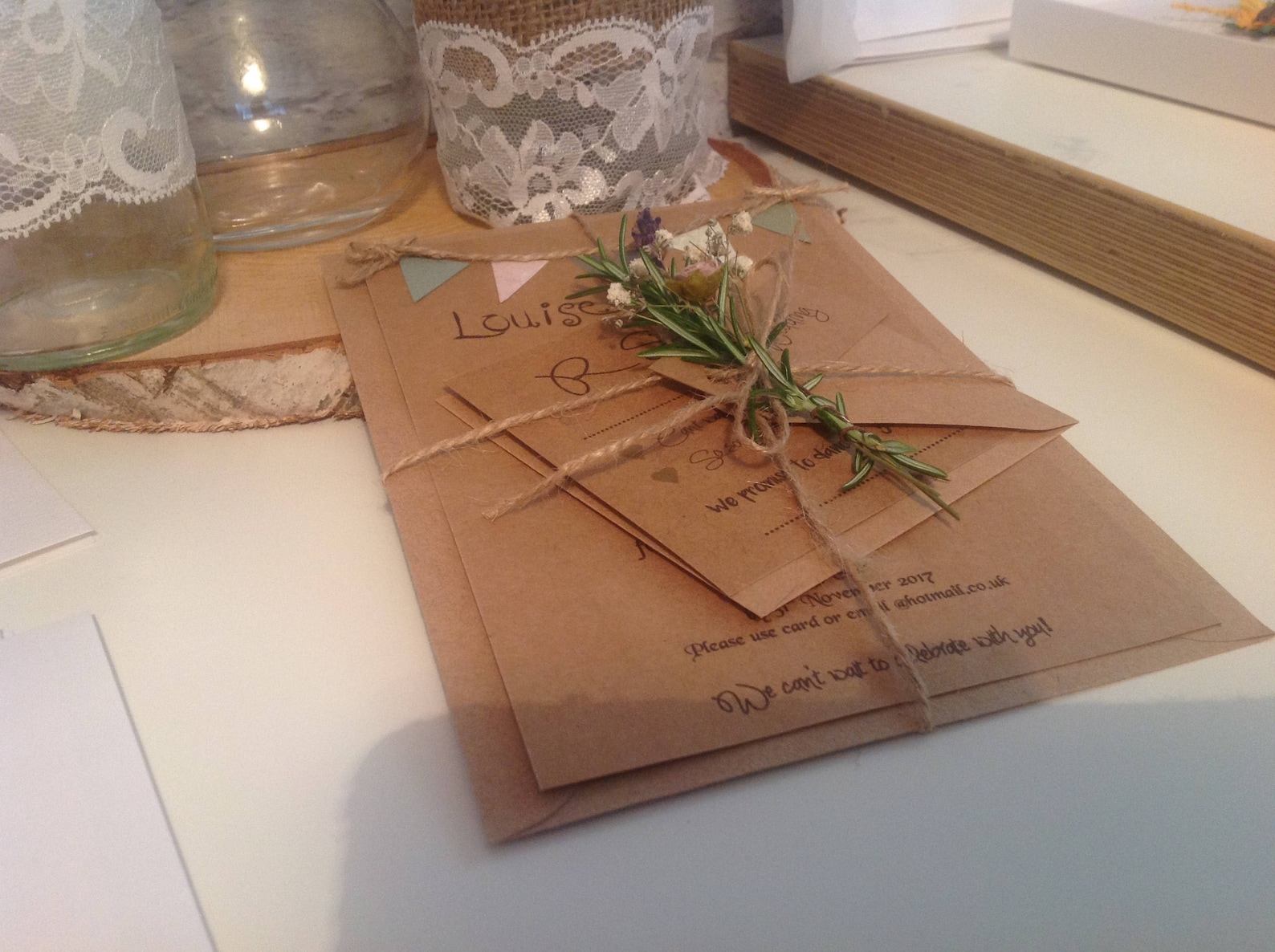 Wedding Rustic Wedding Invitations Handmade Rustic - Etsy