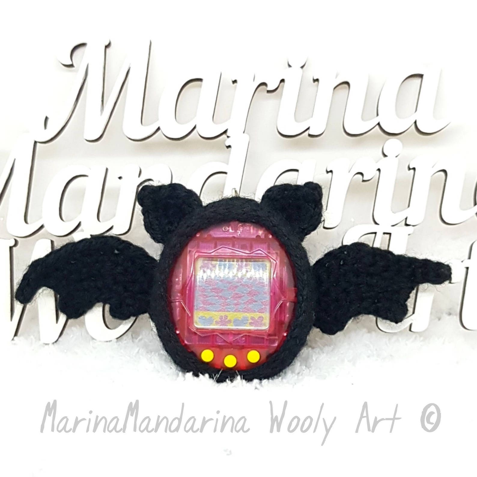 Tamagotchi P1/p2 Devilgotchi Crochet Bat Cases by - Etsy