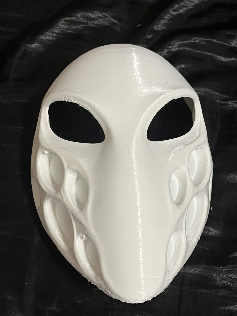 Minimalist Alien Mask | Paintable Sci-fi 3D Printed Cosplay Prop - Etsy