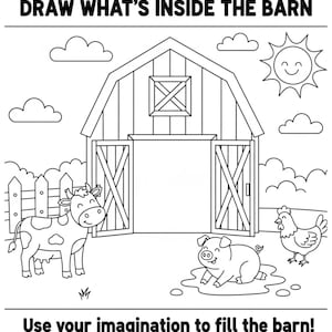 Farm Friends Printable Activity Pack – 18 Pages for Kids (coloring, I ...