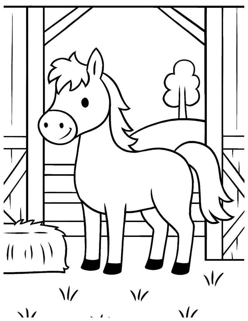 Farm Friends Printable Activity Pack – 18 Pages for Kids (coloring, I ...