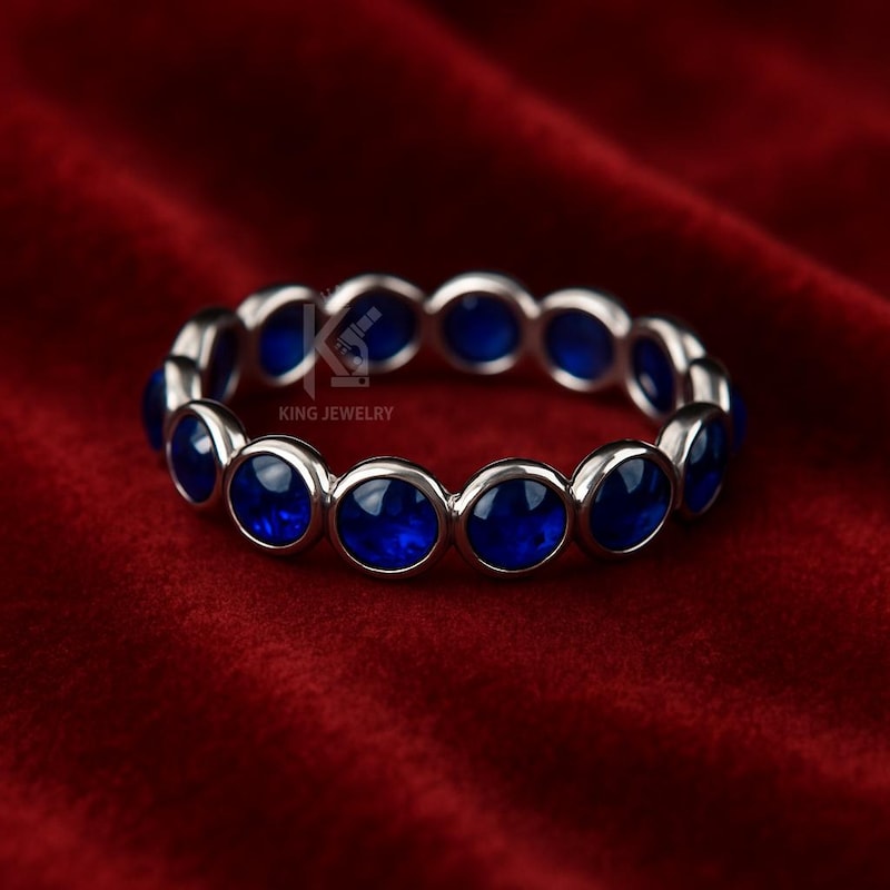 Sapphire Band - Etsy