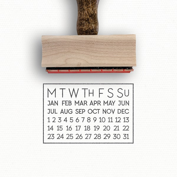 Calendar Stamp - Etsy