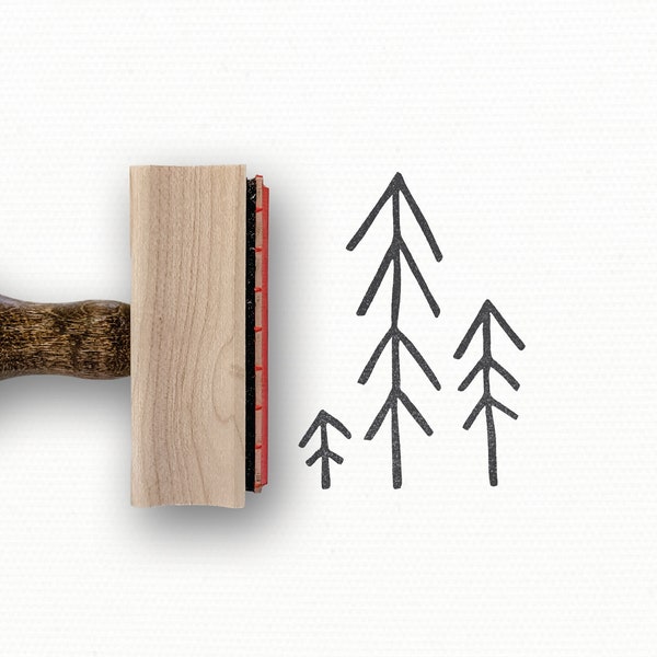 Tree Rubber Stamp - Etsy