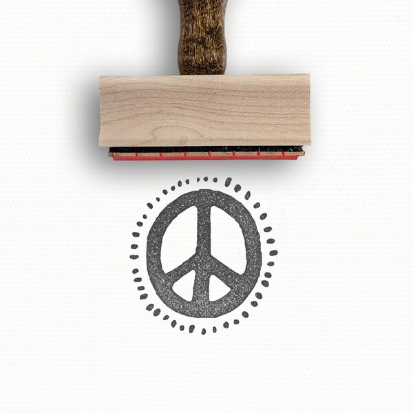 Peace Sign Stamp - Etsy