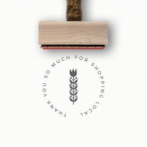 Thank You for Shopping Local Stamp | Thank You so Much | Thanks Rubber ...