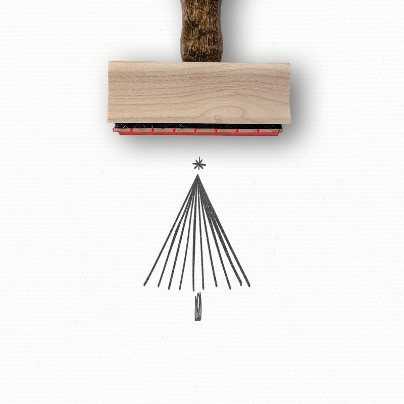 Tree Rubber Stamp - Etsy