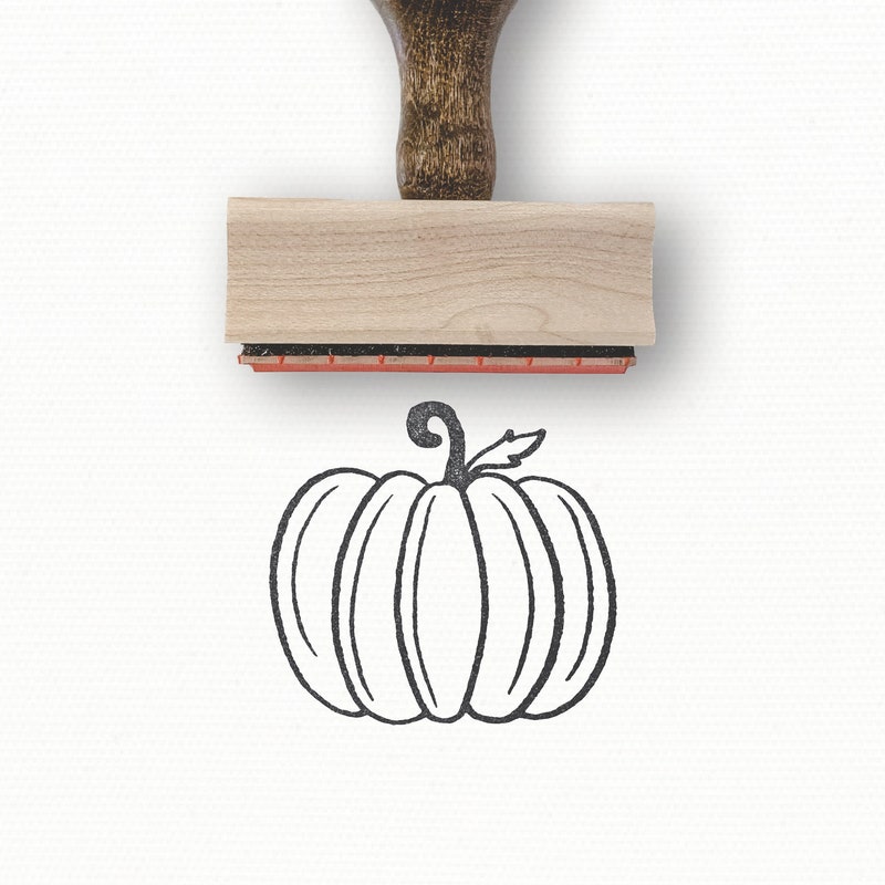 Pumpkin Stamp - Etsy