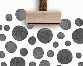 Dot Rubber Stamp | Etsy