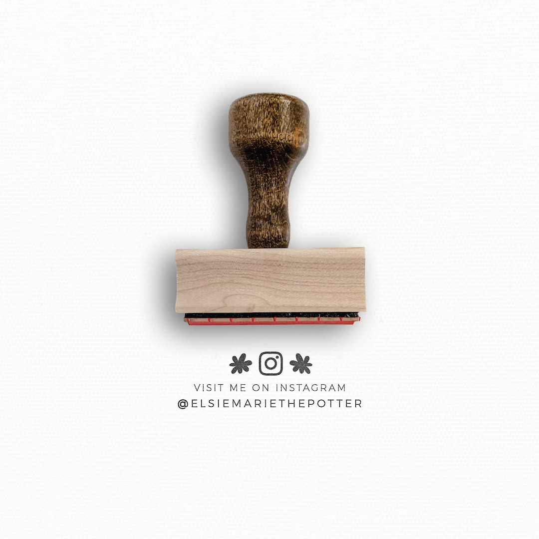 Custom Social Media Stamp | Custom Rubber Stamp | Instagram Stamp ...