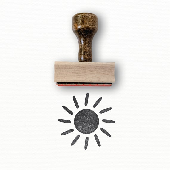 Sunshine Stamp Simple Sun Stamp Snail Mail Happy Mail Pen - Etsy
