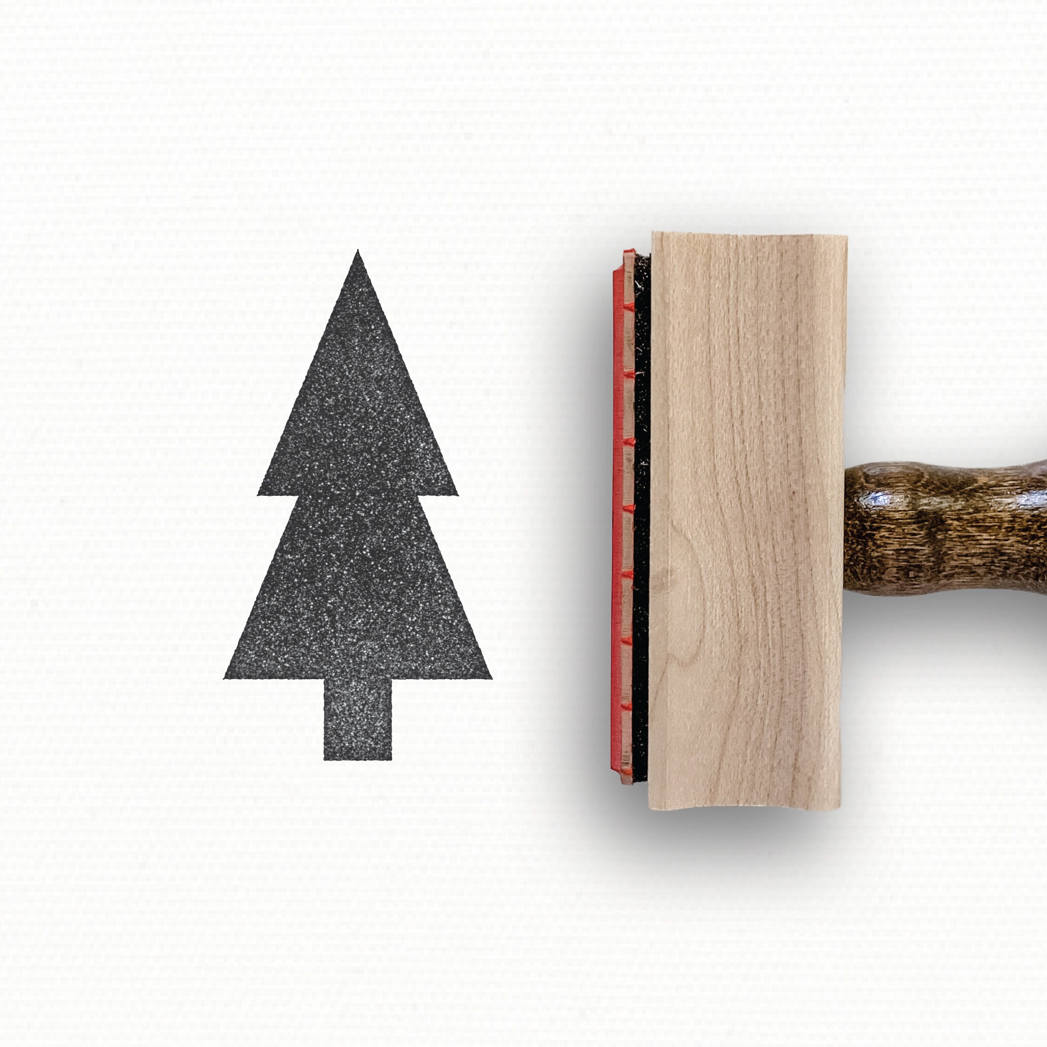 Geometric Tree Stamp | Simple Christmas Tree Stamp | Simple Holiday ...