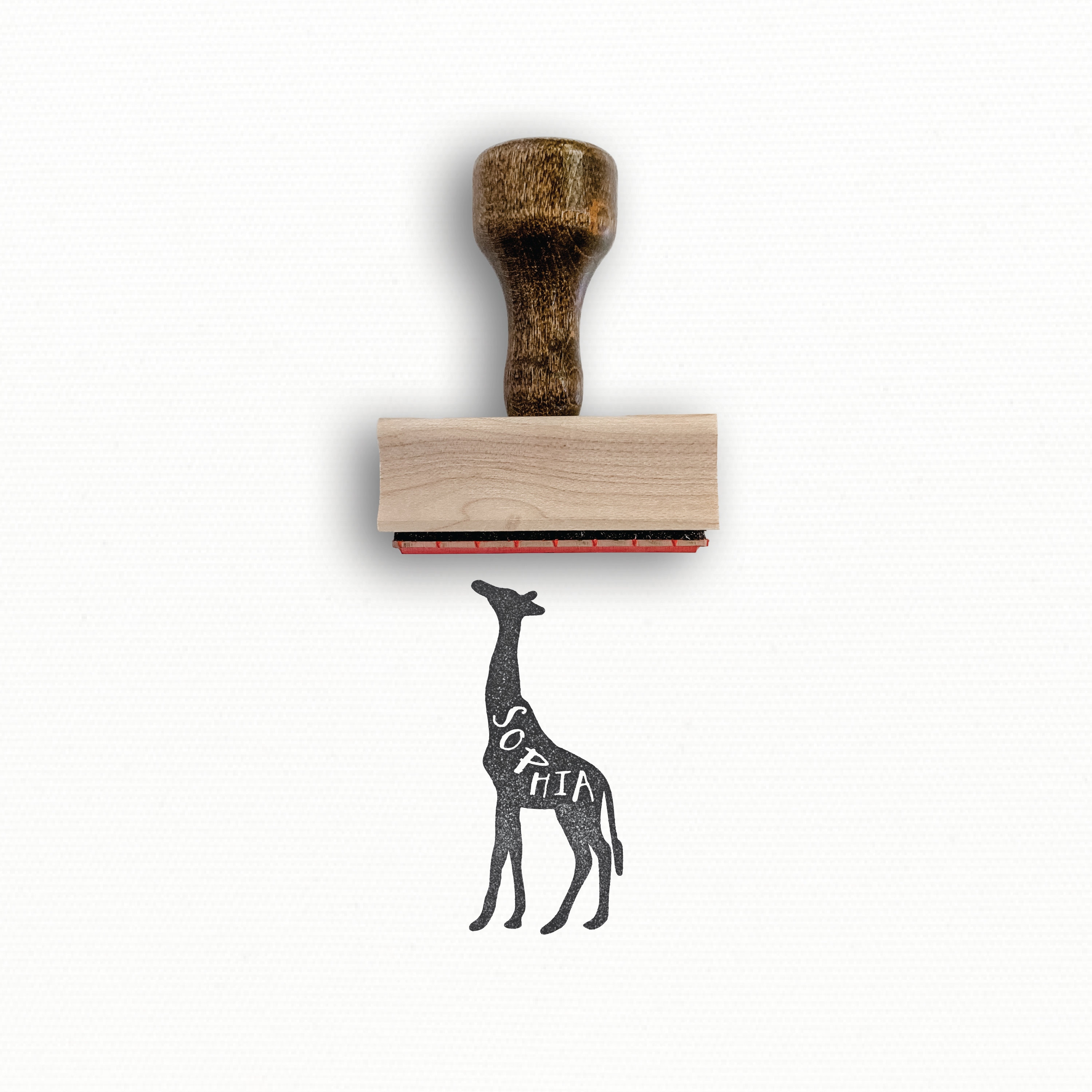 Custom Name Stamp Giraffe Gift Ex Libris Stamp Giraffe | Etsy