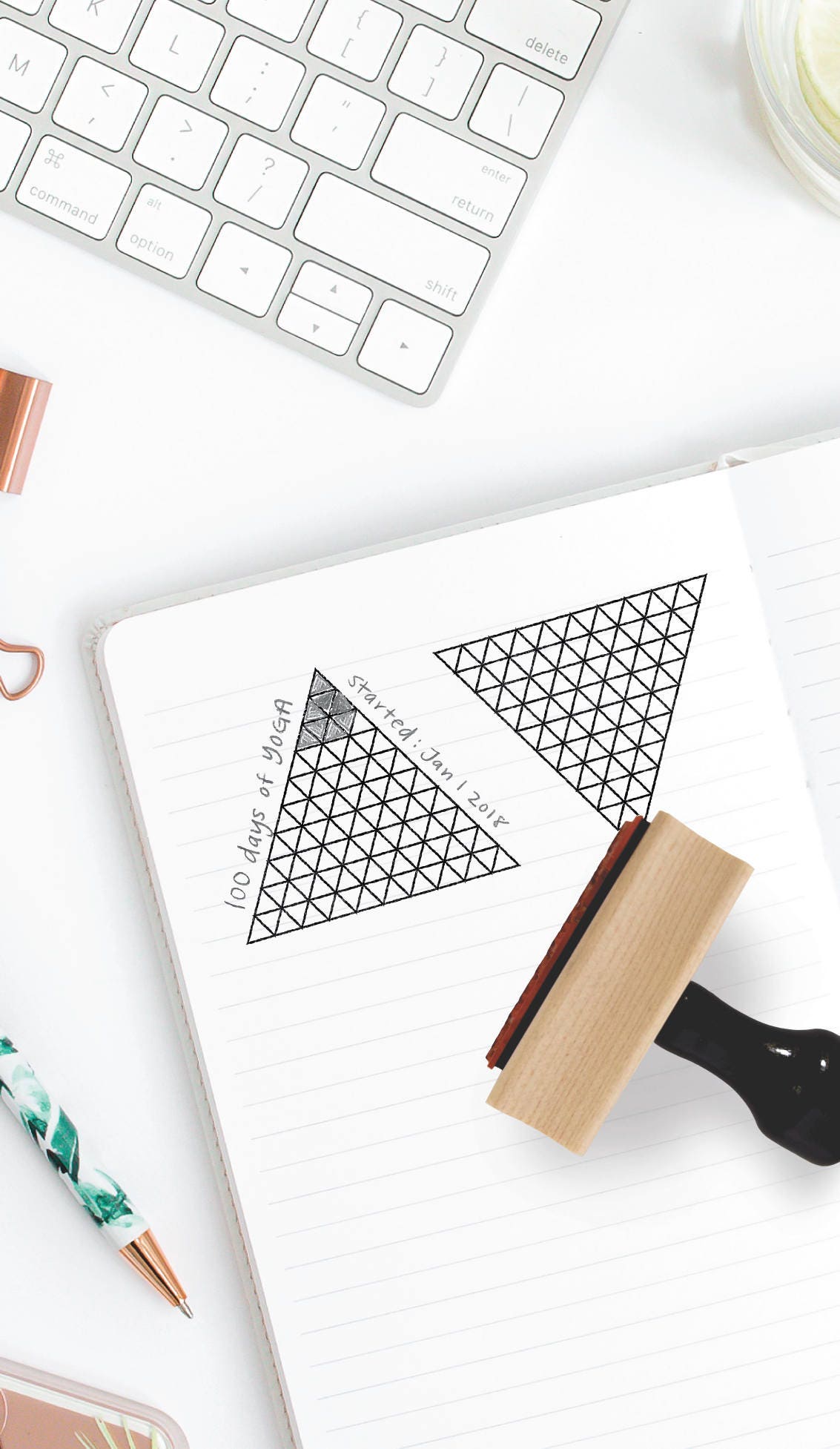 Habit Tracker Stamp | Mood Tracker Stamp | 100 Day Goal Planner Stamps ...